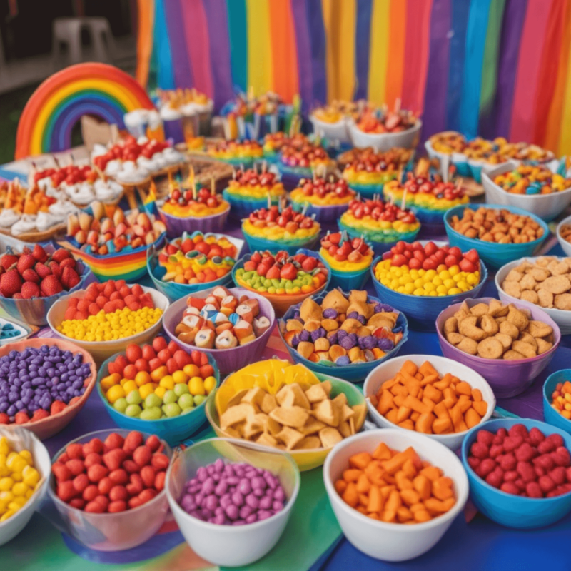 How to Host a Rainbow-Themed Pride Dinner Party - Covers & All Blog