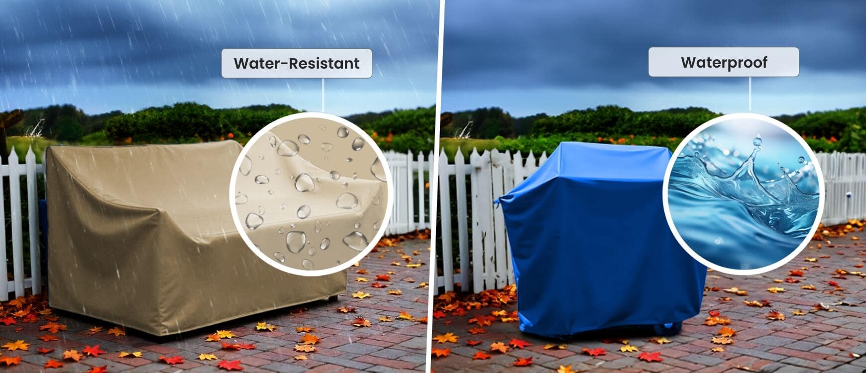 Waterproof vs. Water-Resistant Covers: Expert Guide | Covers & All